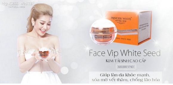 Kem Tái Sinh Face Vip White Seed Cao Cấp Của Princess White